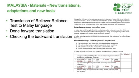 Asthma Right Care - October 2023 update | IPCRG